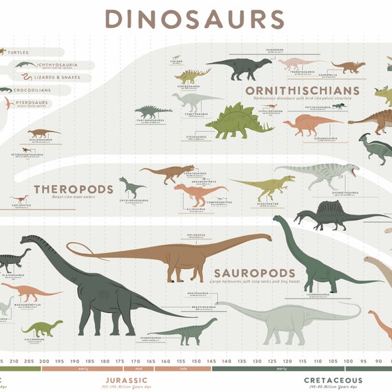 Dinosaur Evolution Chart