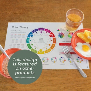 Color Theory Reference Chart, Artist Color Wheel, Color Harmonies ...