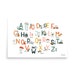 Illustrated Children's Alphabet Print ABC Poster - Etsy