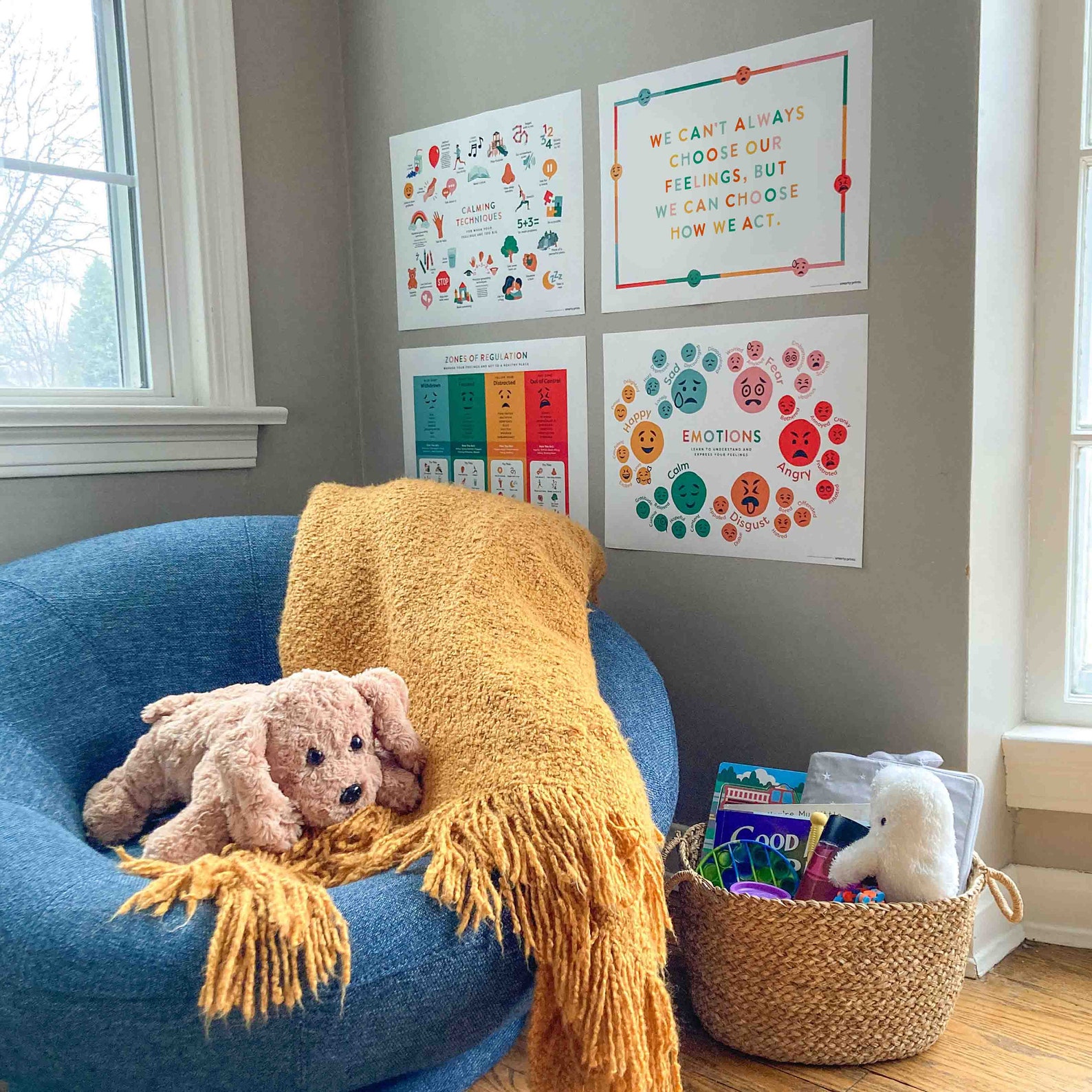 Zones of Regulation Poster, Manage Feelings, Emotional Regulation ...