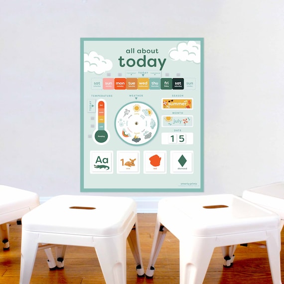 Daily Morning Board Preschool Circle Time Board Kids Daily - Etsy