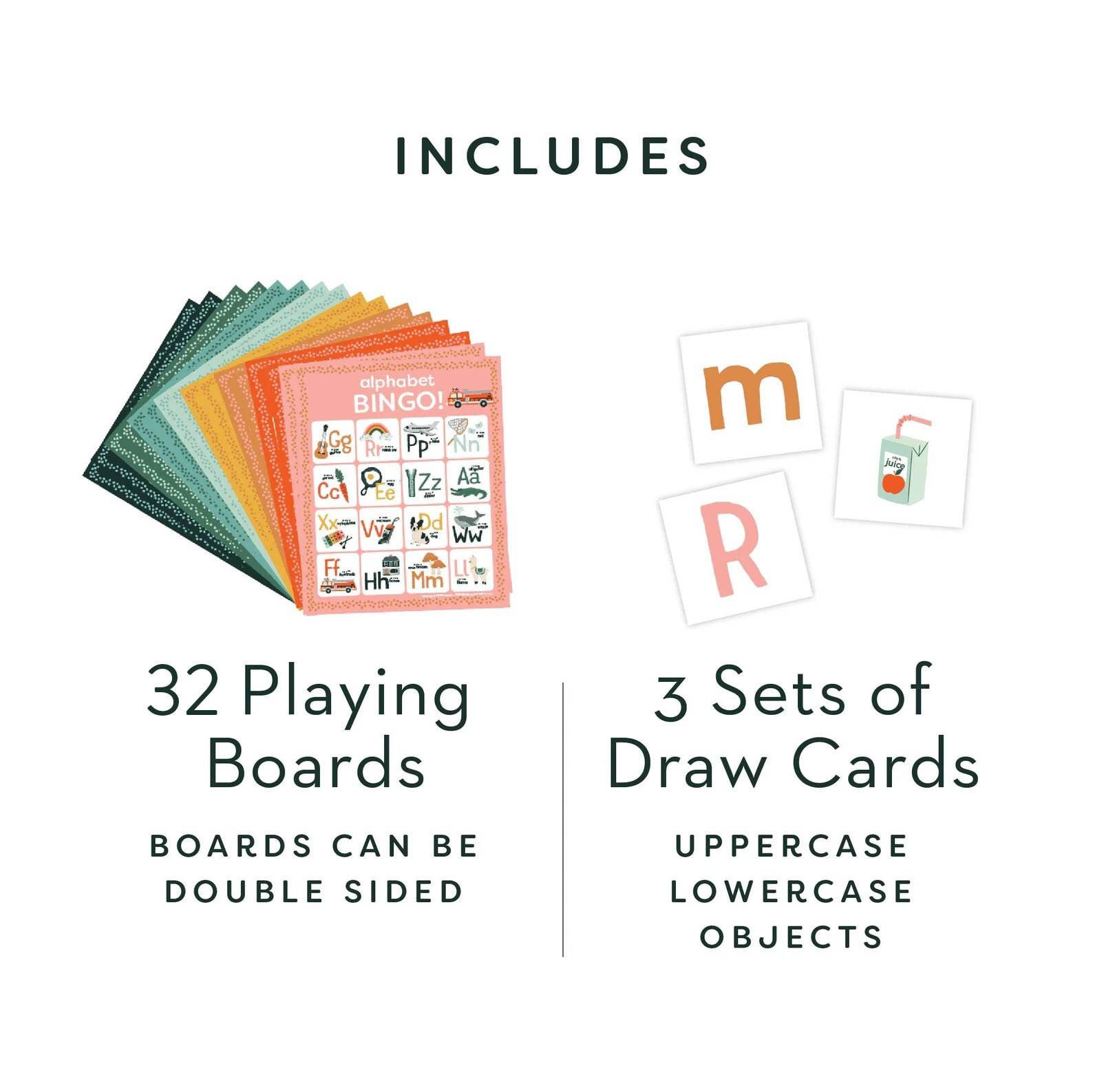 Alphabet Bingo ABC Learning Letter Learning Game for Kids - Etsy