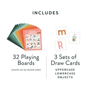 Alphabet Bingo, ABC Learning, Letter Learning Game for Kids, Preschool ...