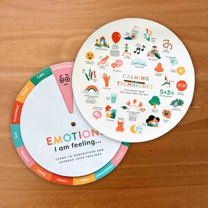 Emotions Wheel Printable, Calming Techniques, Emotional Regulation ...