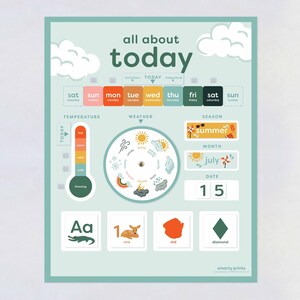 Daily Morning Board Preschool Circle Time Board Kids Daily - Etsy