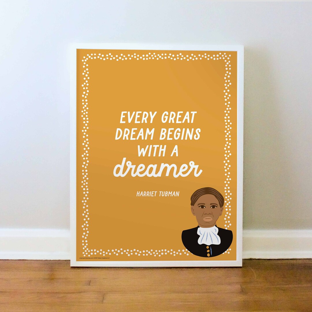 Harriet Tubman Quote, Girl Power Art, Feminist Prints, Strong Women ...