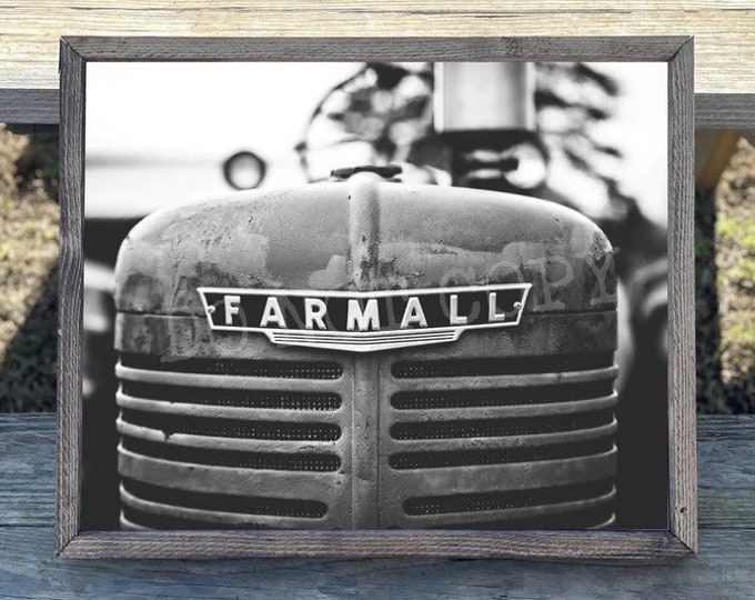 Print of Farmall Tractor From Original Watercolor - Etsy