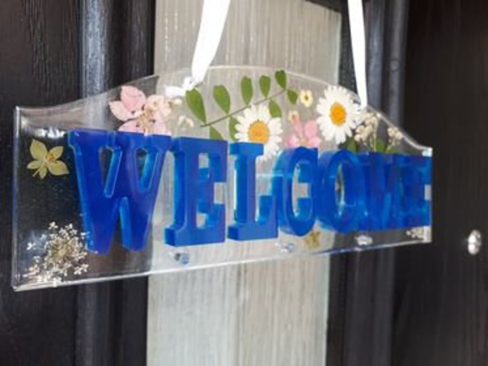 Resin WELCOME Sign Door / House Decoration Wall Hanging - Etsy