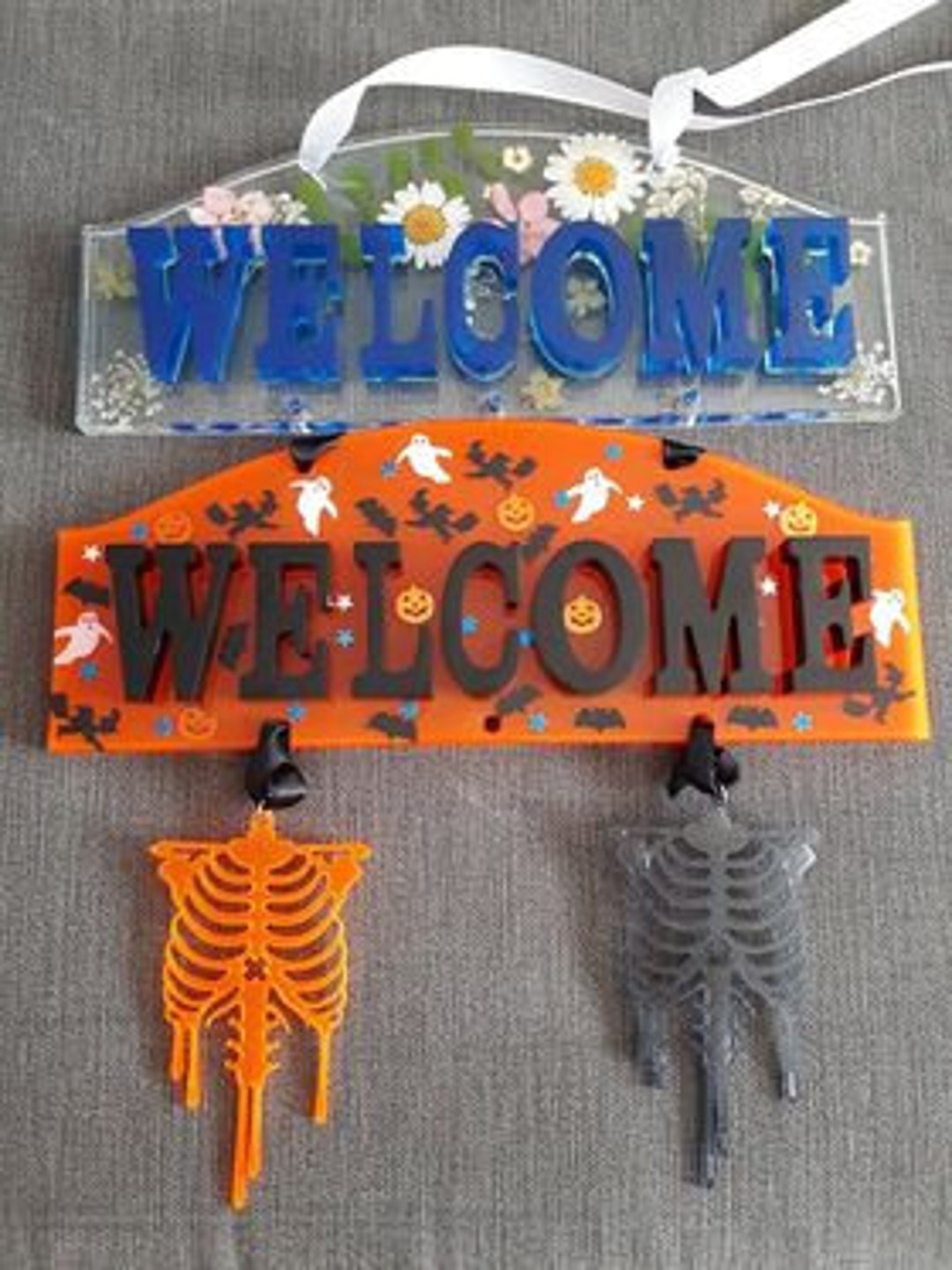 Resin WELCOME Sign, Door / House Decoration, Wall Hanging - Etsy