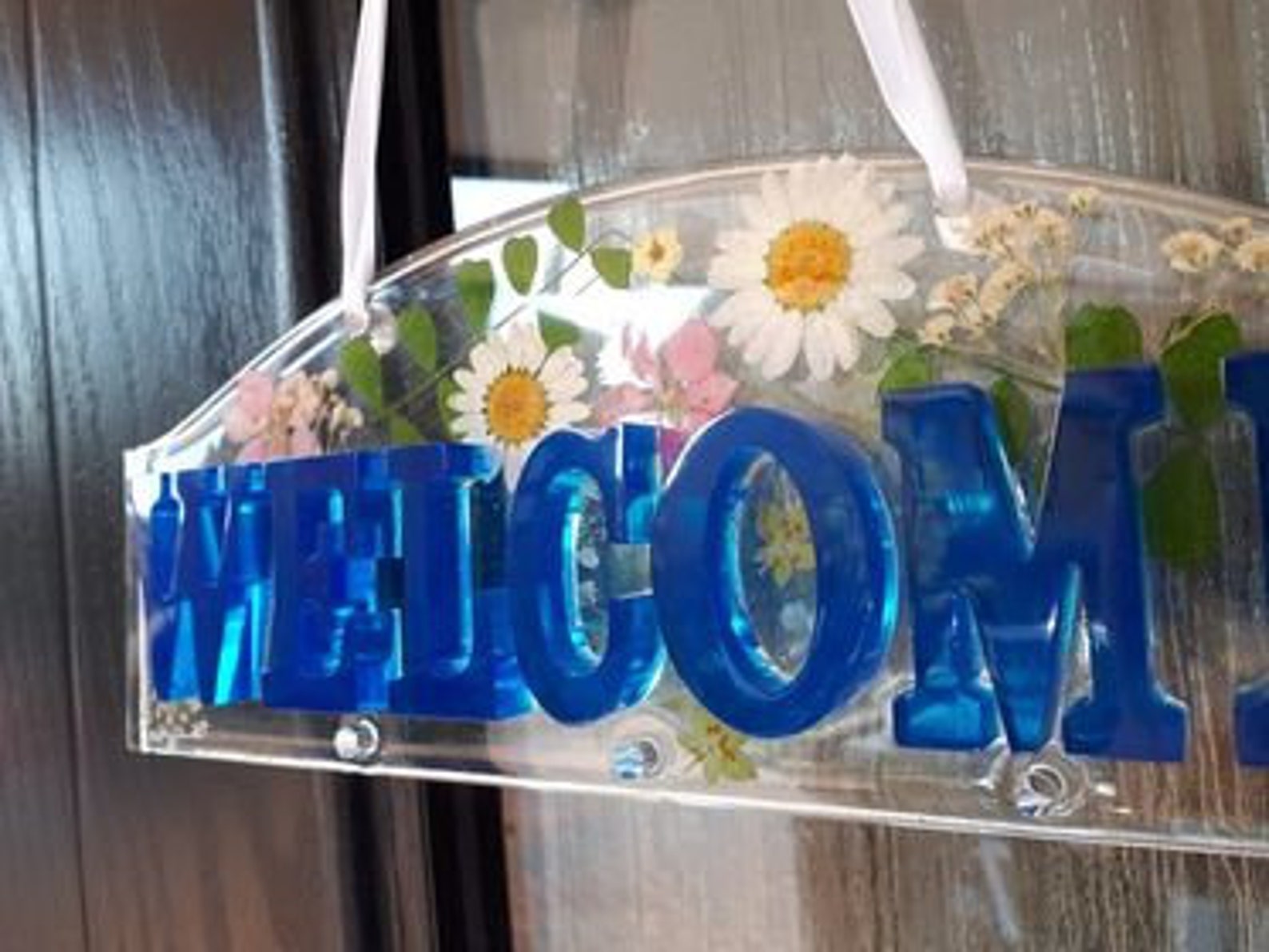 Resin WELCOME Sign Door / House Decoration Wall Hanging - Etsy