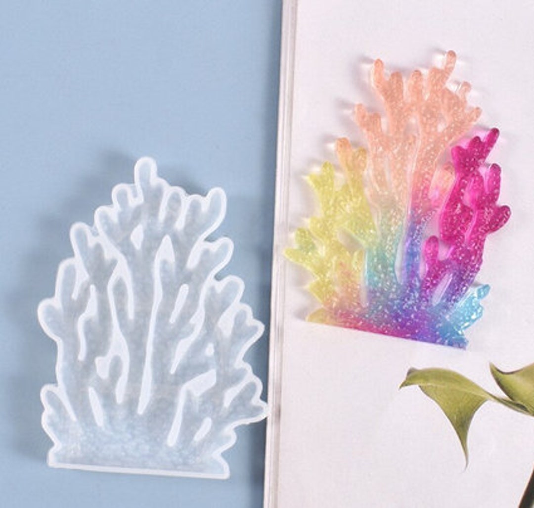 Coral Resin Molds, Reef Silicone Mold, Resin Keychain Molds, DIY Algae ...