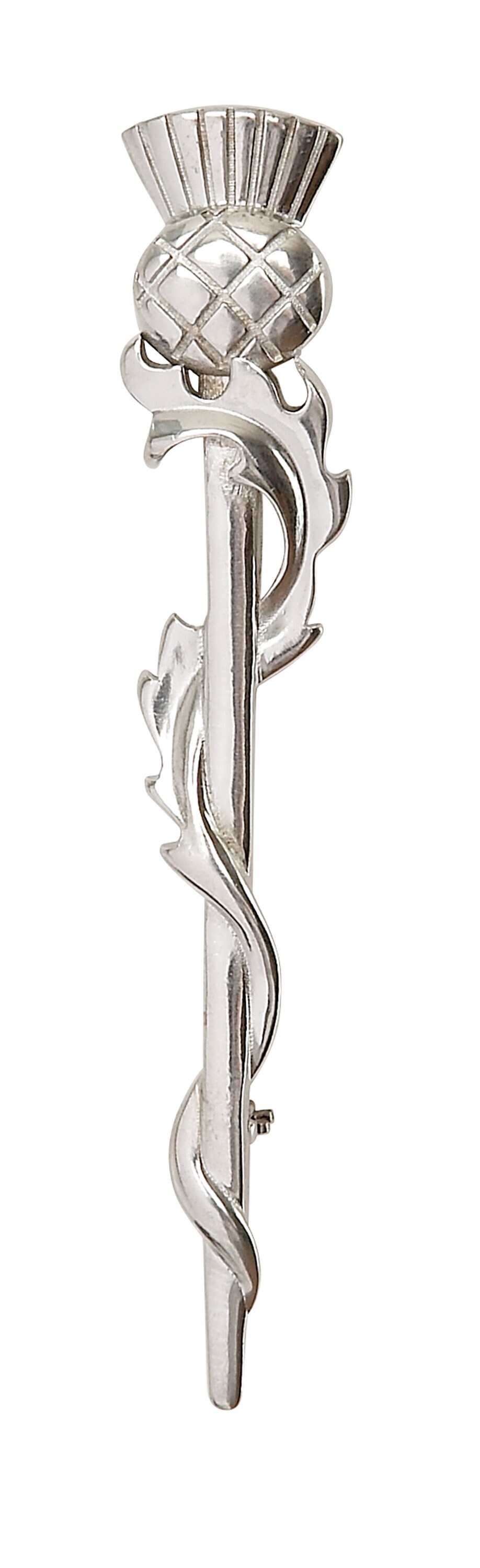 Thistle Weave Kilt Pin Kilt Accessory Polished Pewter Kilt - Etsy UK
