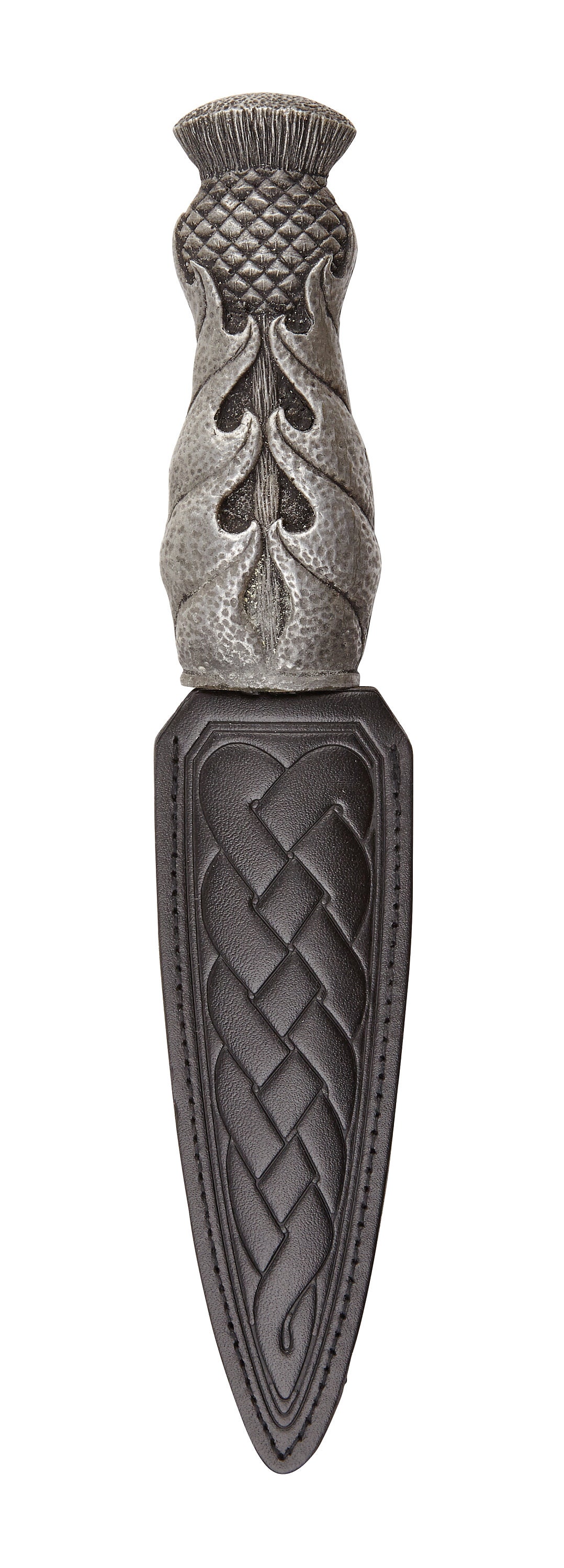 Thistle Daywear Sgian Dubh With Resin Handle & Real Leather - Etsy