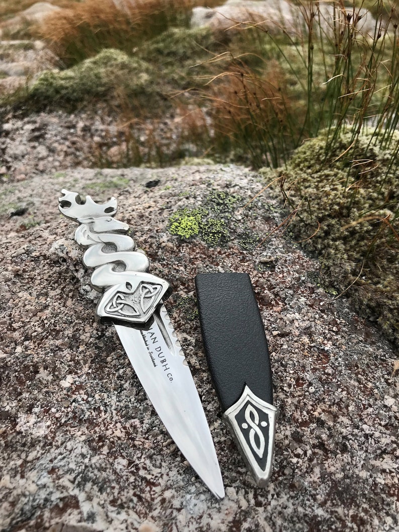 Glenfinnan Stag Pewter Sgian Dubh Skean Dhu Scottish - Etsy UK