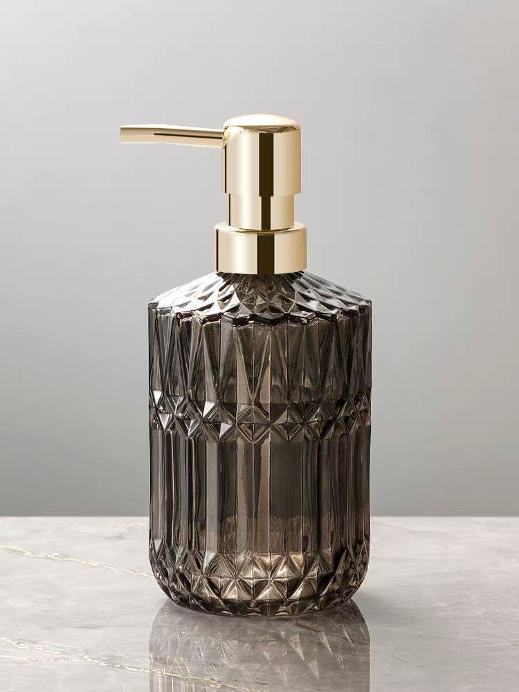 Luxury Glass Soap Dispenser Bottle Glass Hand Soap Gel - Etsy