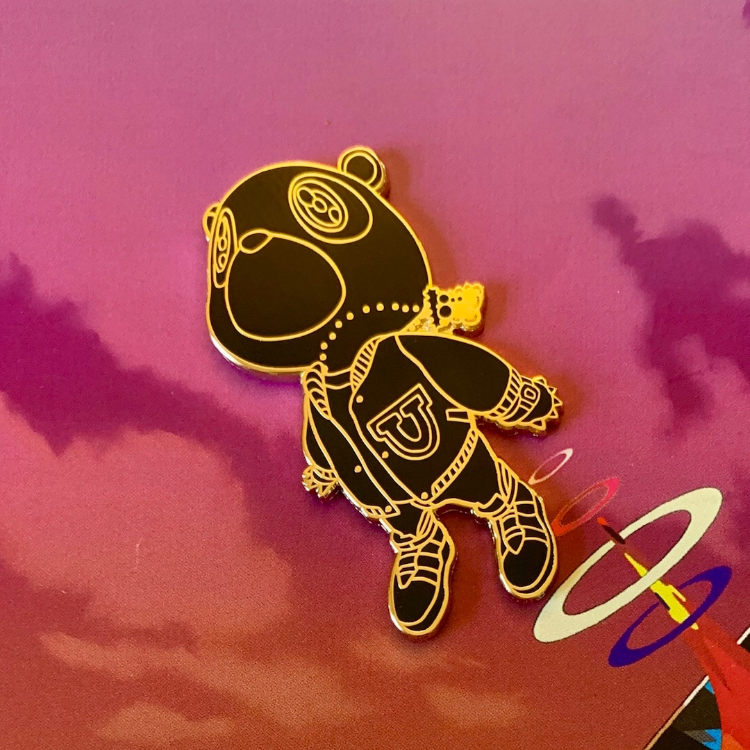 Yeezy Bear Lapel Pin Kanye West Graduation All Black - Etsy