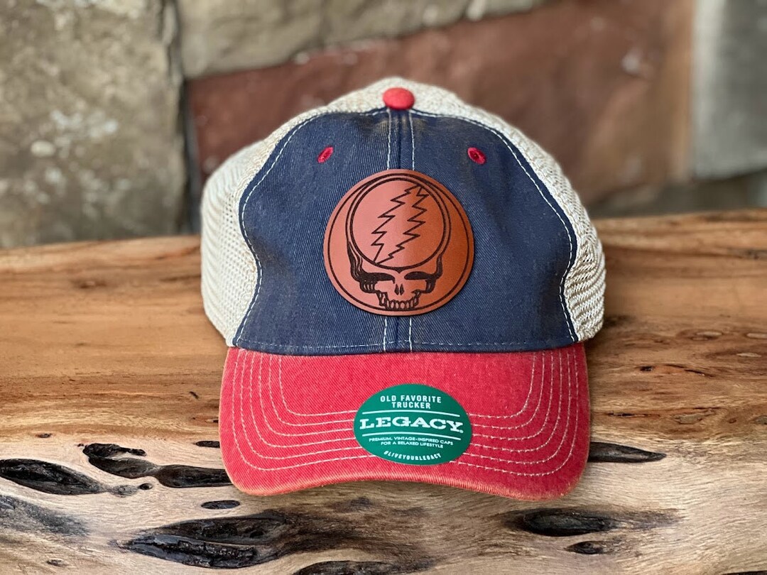 13 Bolt Stealie Leather Patch Hat Legacy OFA & OFAFP - Etsy