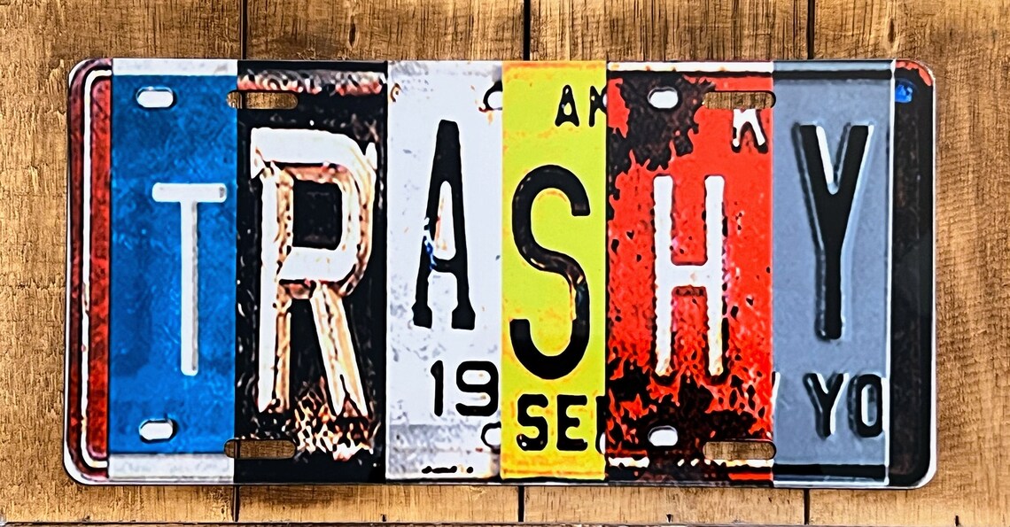 Widespread Panic TRASHY License Plate - Etsy