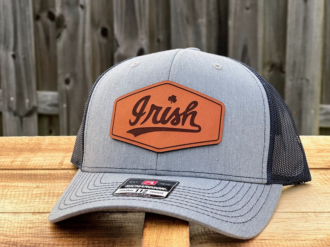 Irish Leather Patch Hat - Etsy