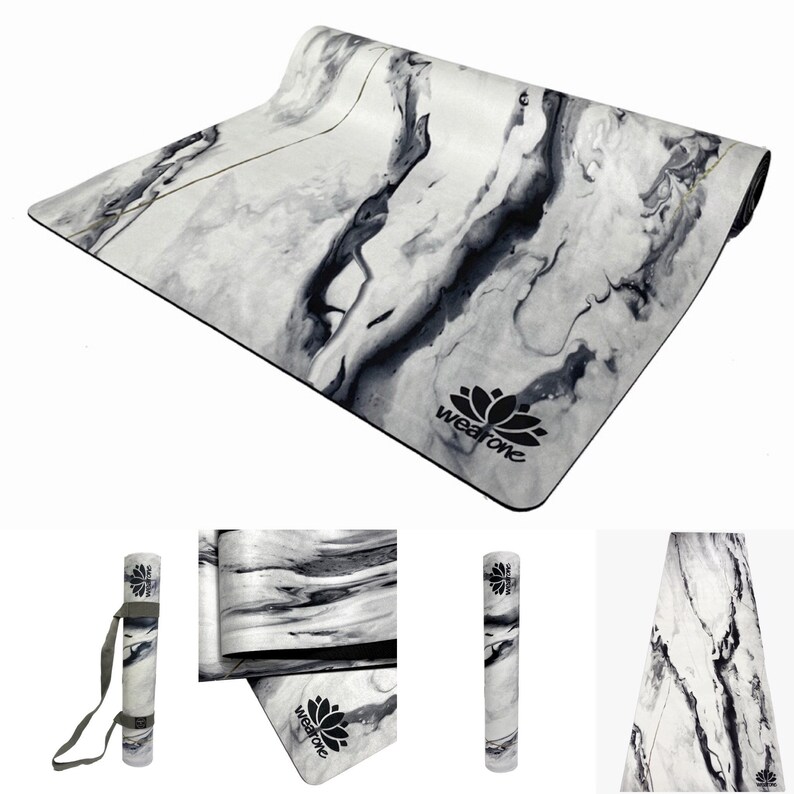 MARBLE: Artistic Yoga Mat Free Strap ecofriendly Gift - Etsy Canada