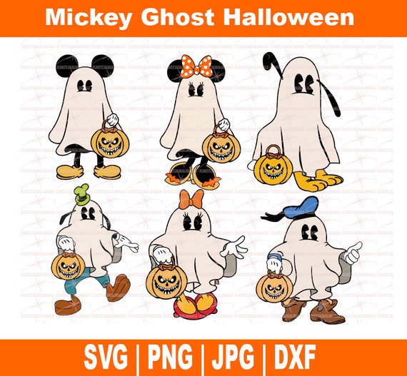 Mickey Ghost Design