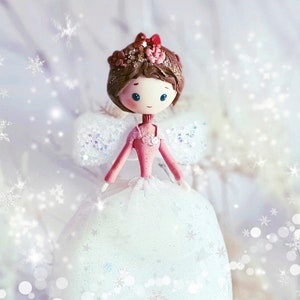 Floral Fairy Decoration in 3 Colors / Handmade Princess Fairy Hanger ...