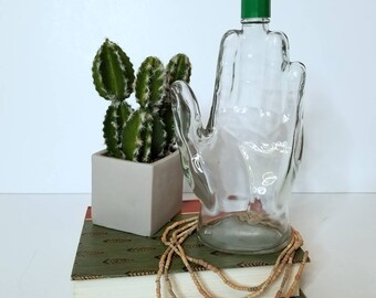 Retro Glass Bottle | Etsy