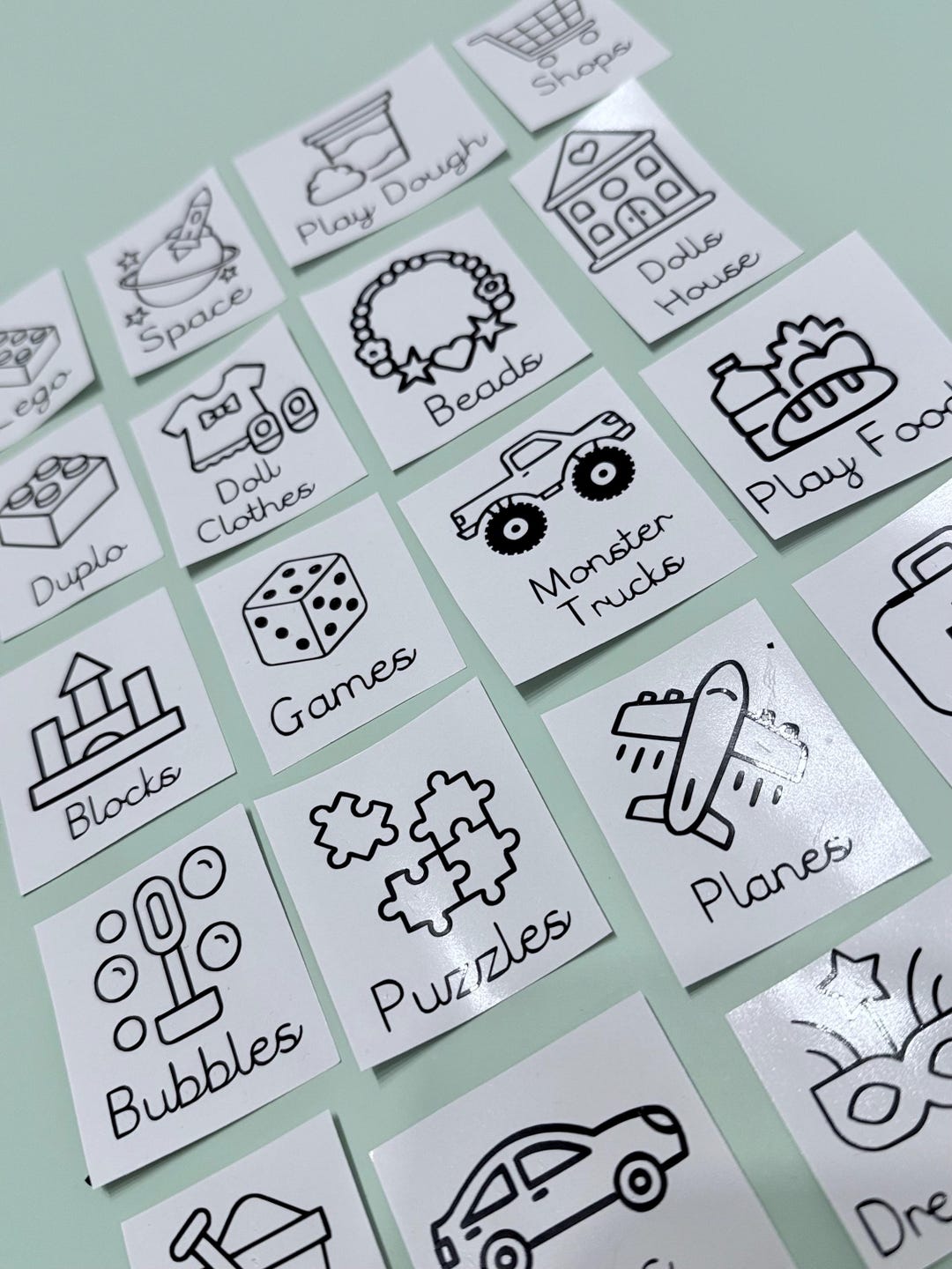 Custom Toy Storage Decals | Vinyl Labels for Baskets, Boxes, Bins ...