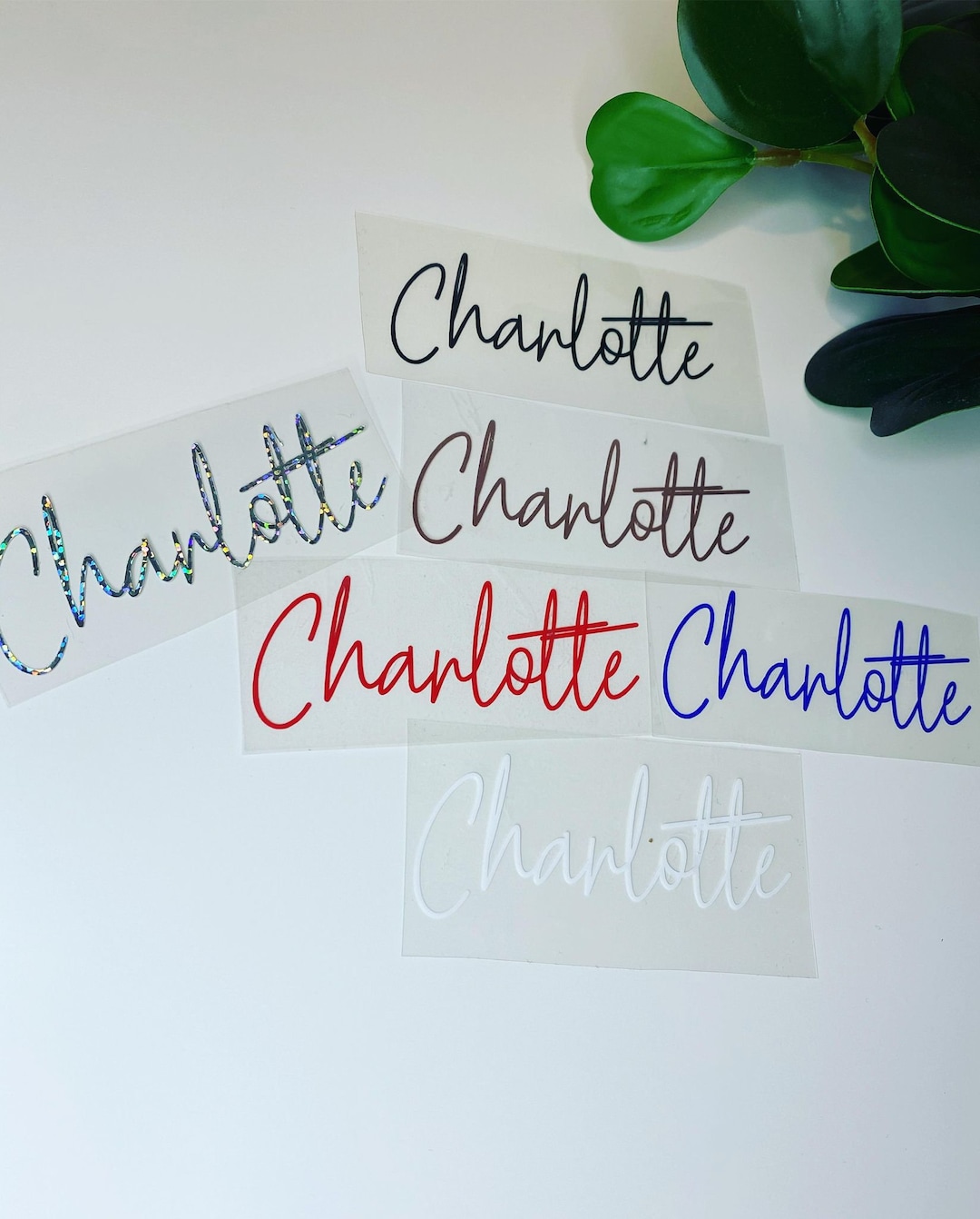 Personalised Iron on Name Decal: Custom HTV Clothing Labels - Etsy UK
