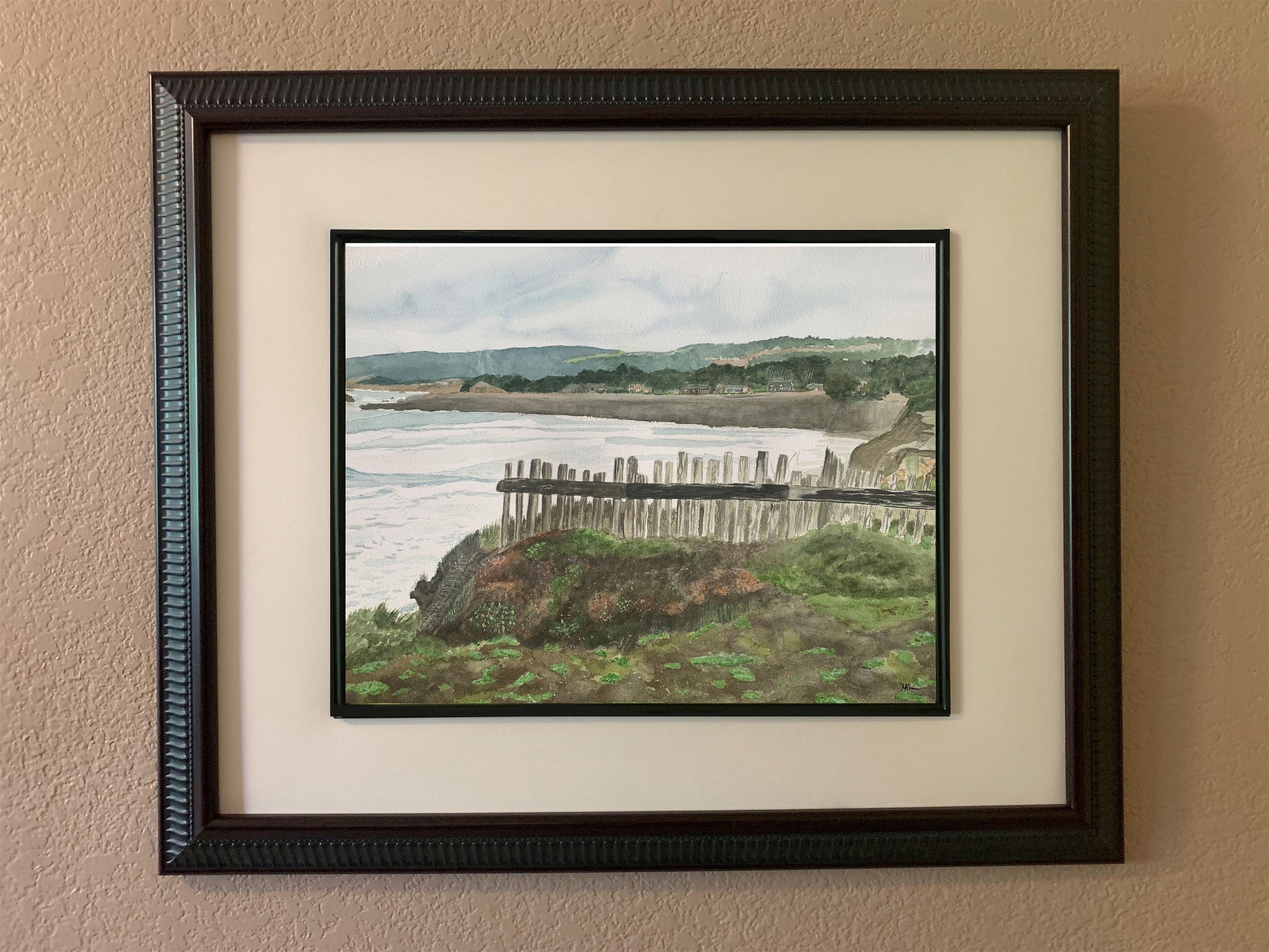 Sea Ranch Print-sea Ranch Watercolor-coastal Wall Art-california Wall ...