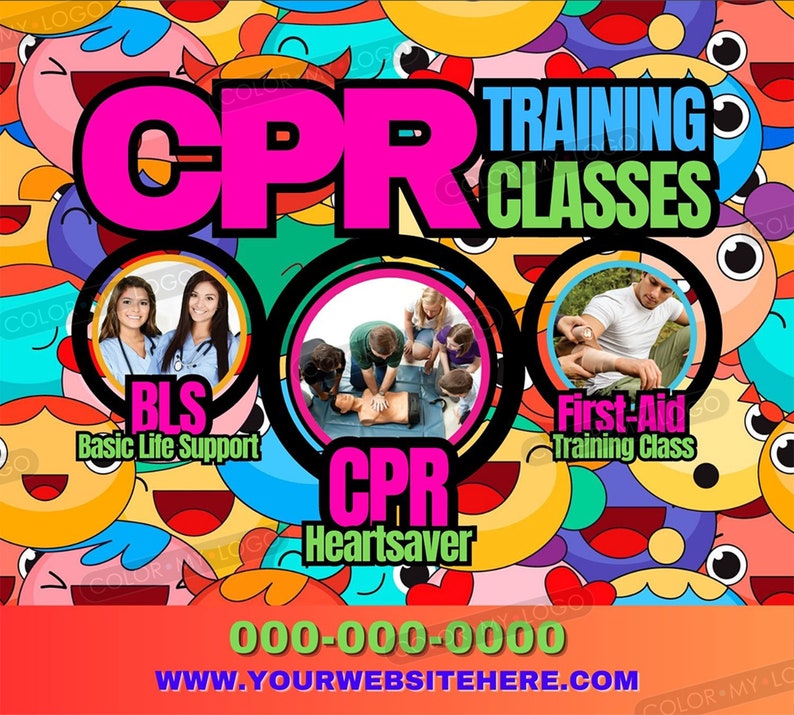 Promote Your CPR Course With This Customizable 4.5x5 Canva Marketing ...
