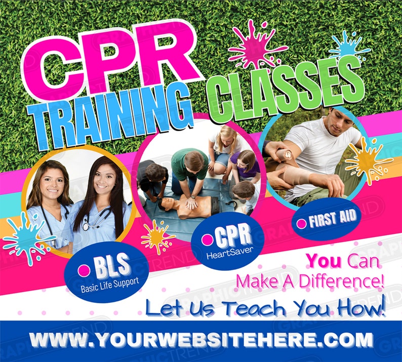 Canva CPR Postcard Template: 4.5x5 Marketing Postcard Template, Canva ...