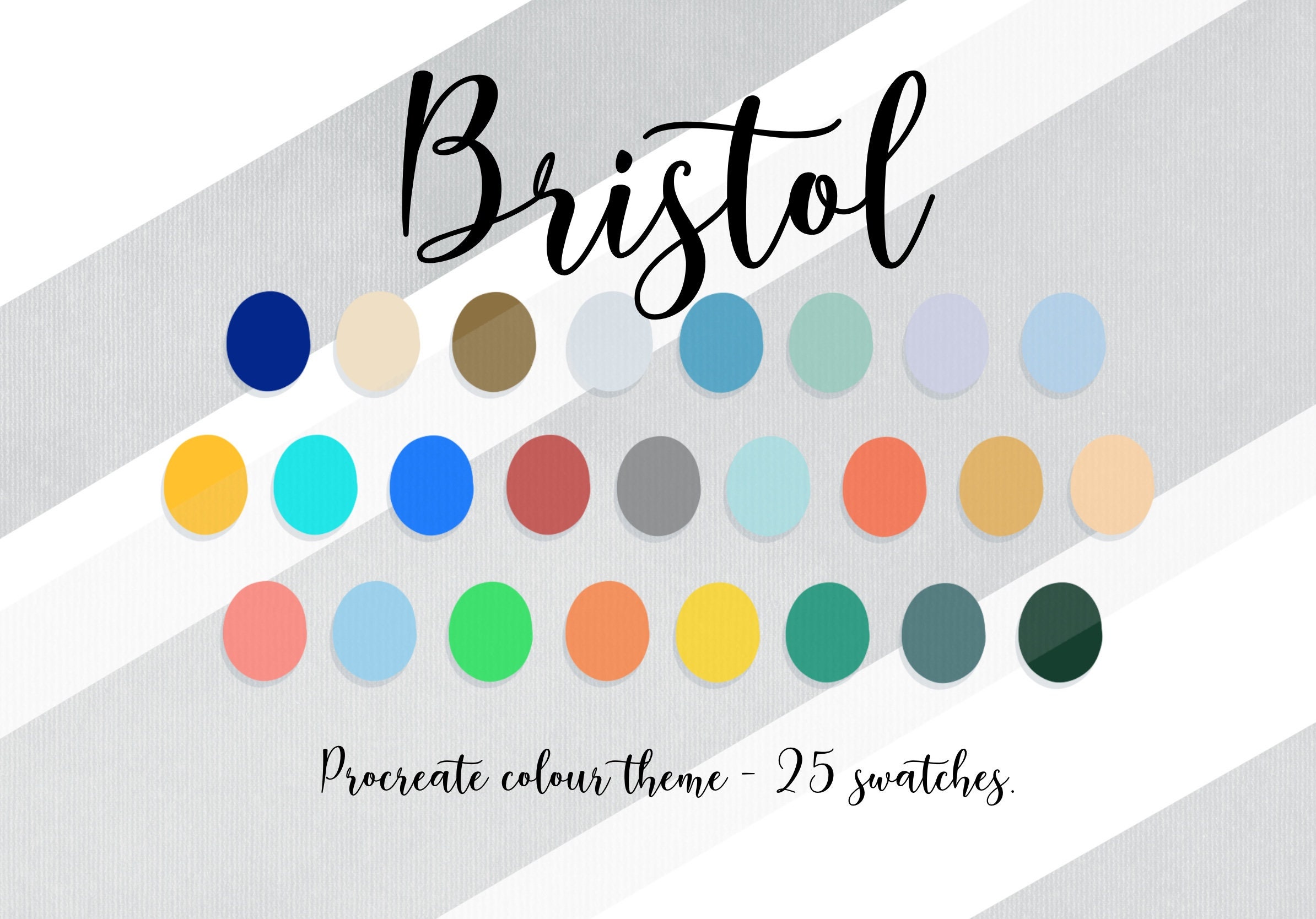 Bristol Colour Palette/procreate Palette - Etsy