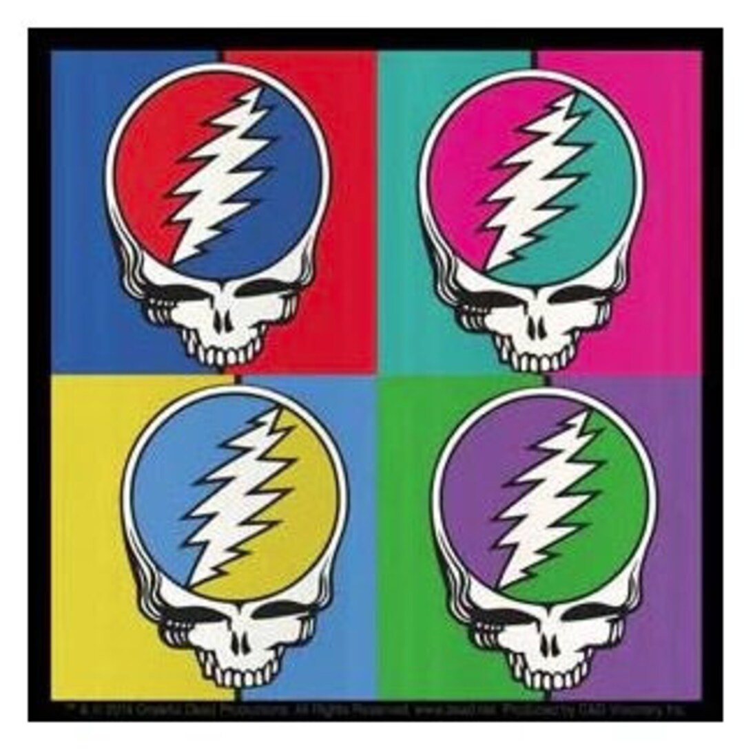 Grateful Dead SYF 4 Square Sticker - Etsy
