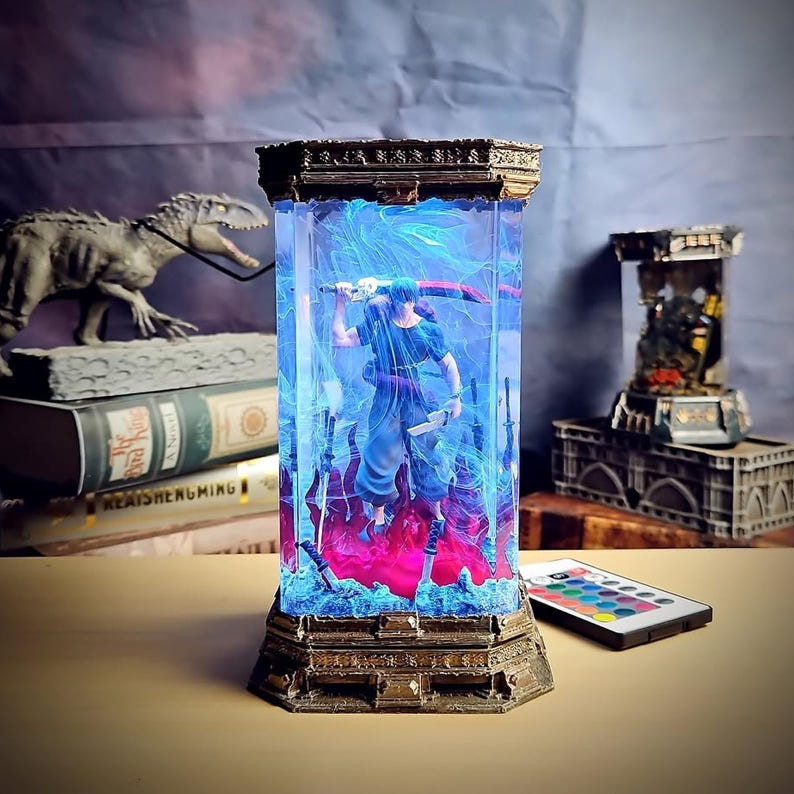 Jujutsu Kaisen Resin Lamp, LED Diorama Night Light — Toji Fushiguro ...