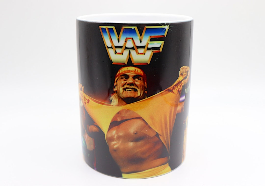 WWF Ceramic Mug 15 OZ gift Hulk Hogan Wrestling Randy Savage Drinkware ...