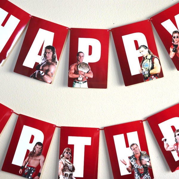 Wwe Birthday Banner - Etsy