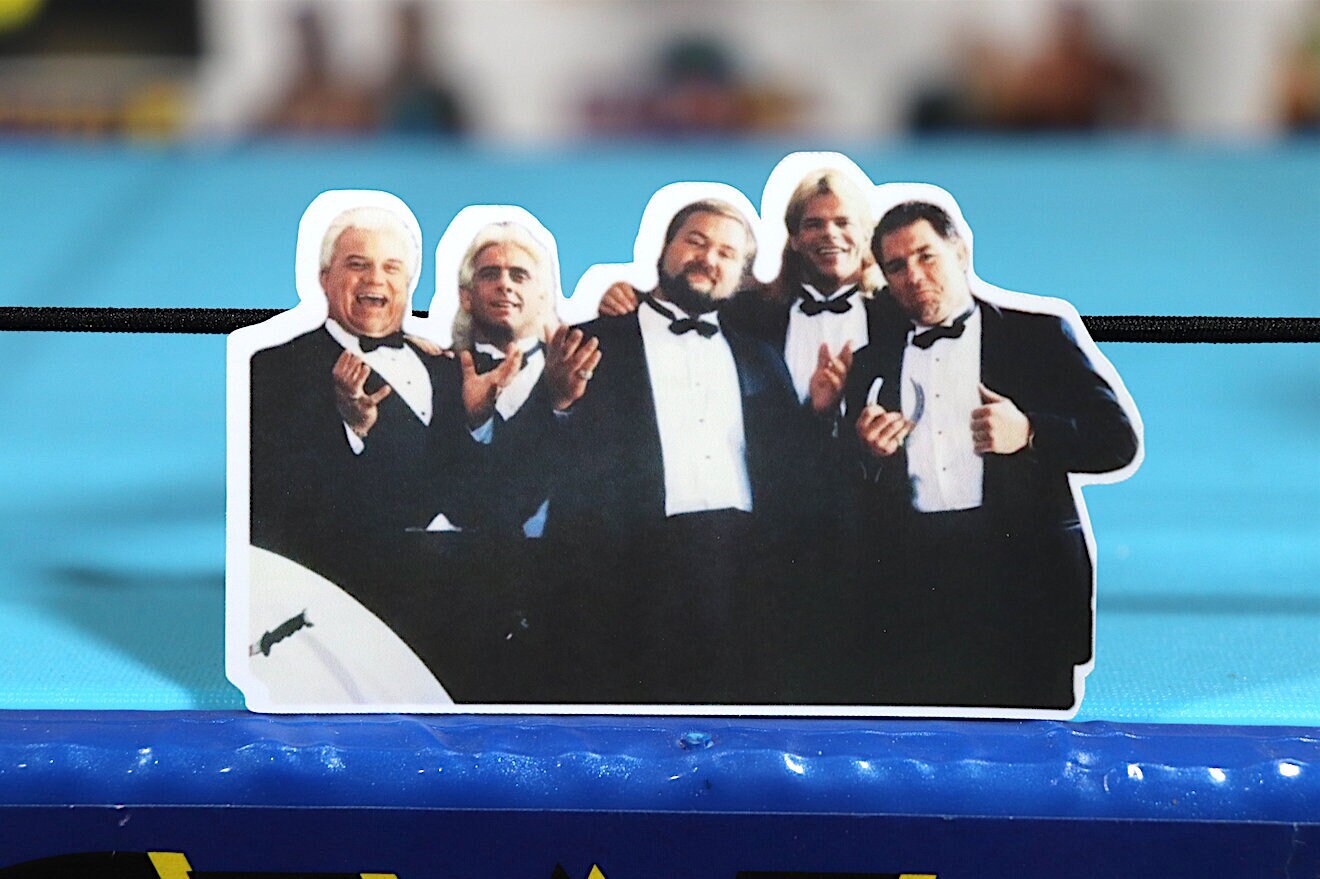Paper Stickers Ric Flair - Arn Anderson - Tully Blanchard - Lex Luger ...