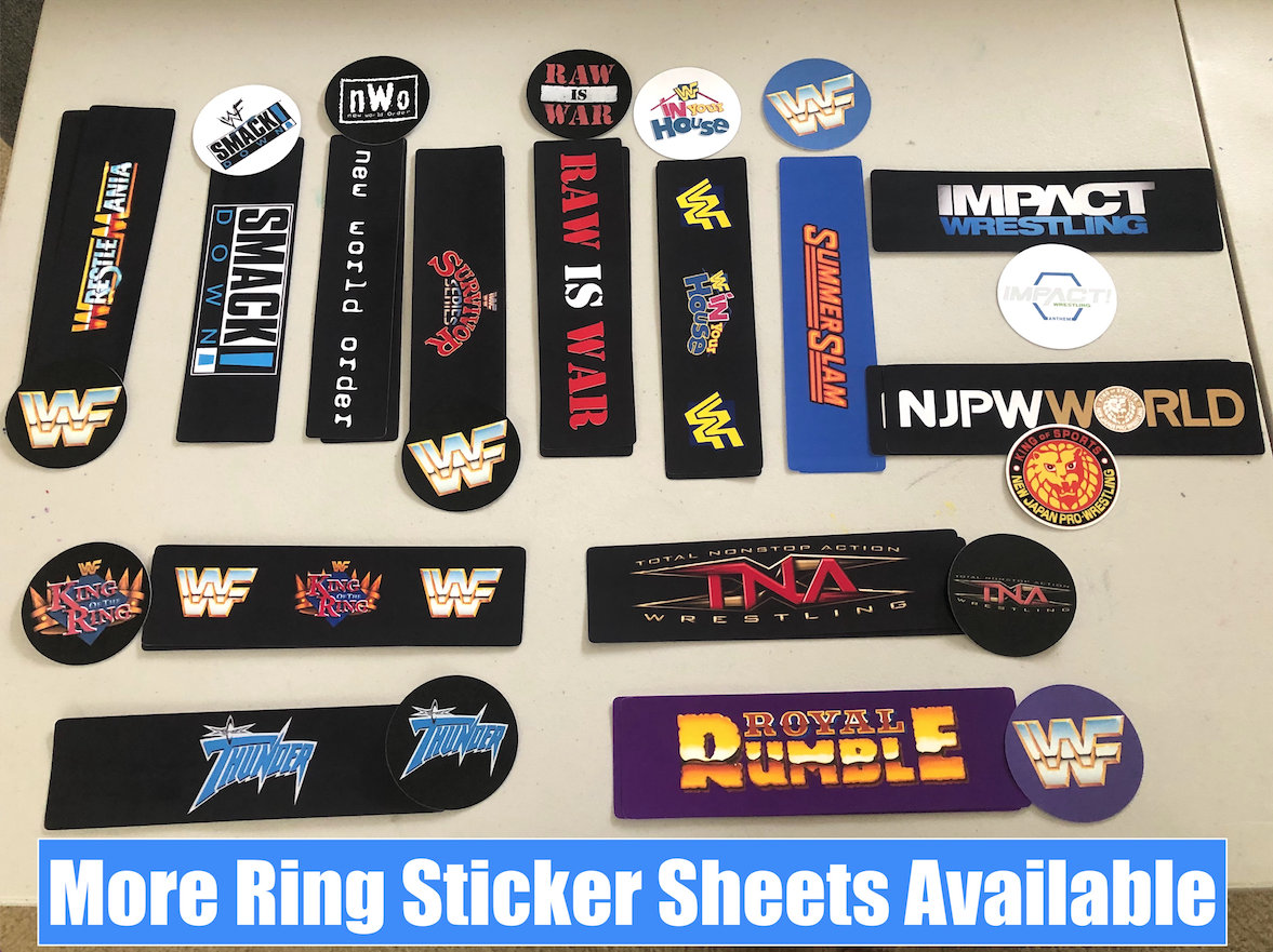 ImpacT Ring Stickers Para Wrestling Toy Rings Hulk Hogan - Etsy España