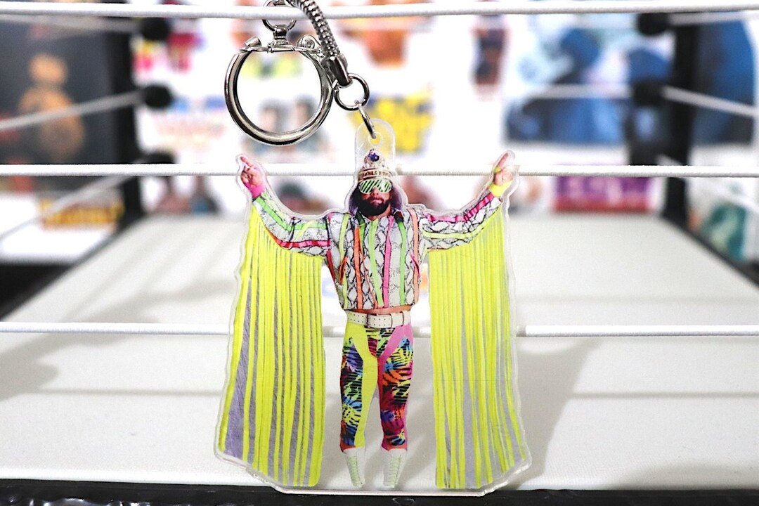 Randy Savage Keychain 4 macho Man Hulk Hogan Ric Flair Keychains Pop ...