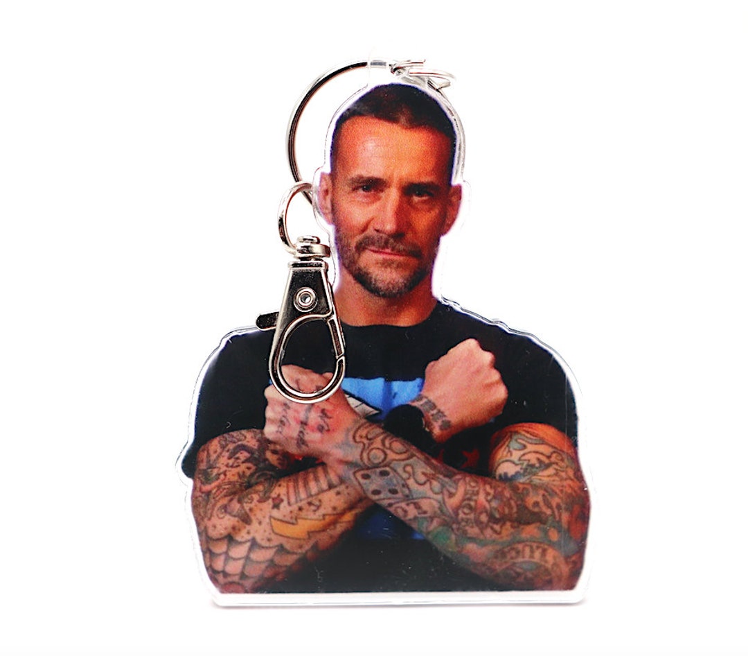 CM Punk Keychain [ Wwe - Hulk Hogan - Ric Flair - Keychains - Christmas ...