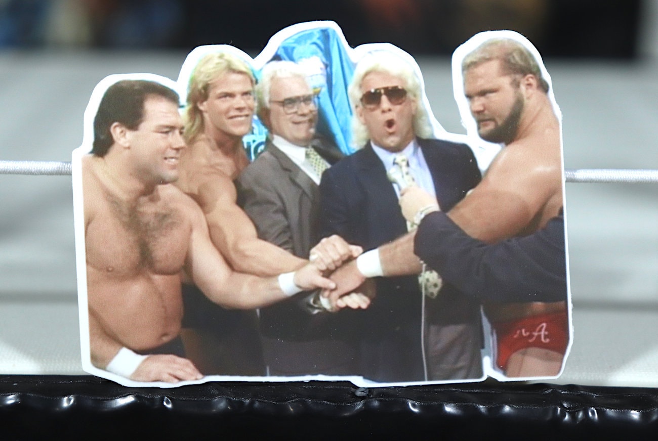 Paper Stickers Ric Flair - Arn Anderson - Tully Blanchard - Lex Luger ...