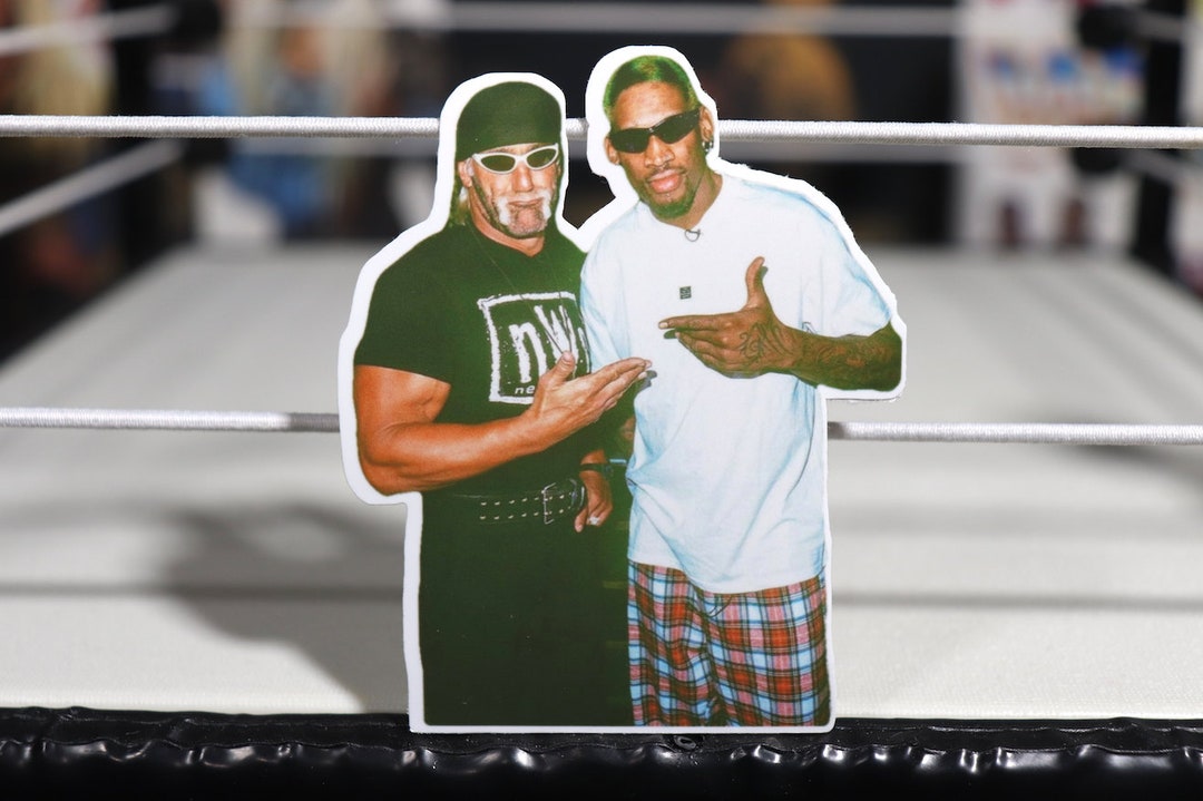 Hulk Hogan & Dennis Rodman Sticker No.4 wrestling, Ric Flair, Randy ...