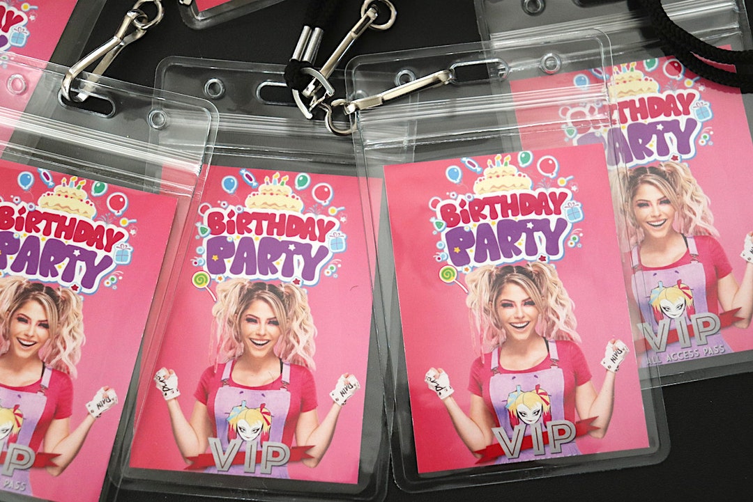 Girls Wrestling VIP Birthday Lanyards (al3x@ Bl1ss Version) [girls ...