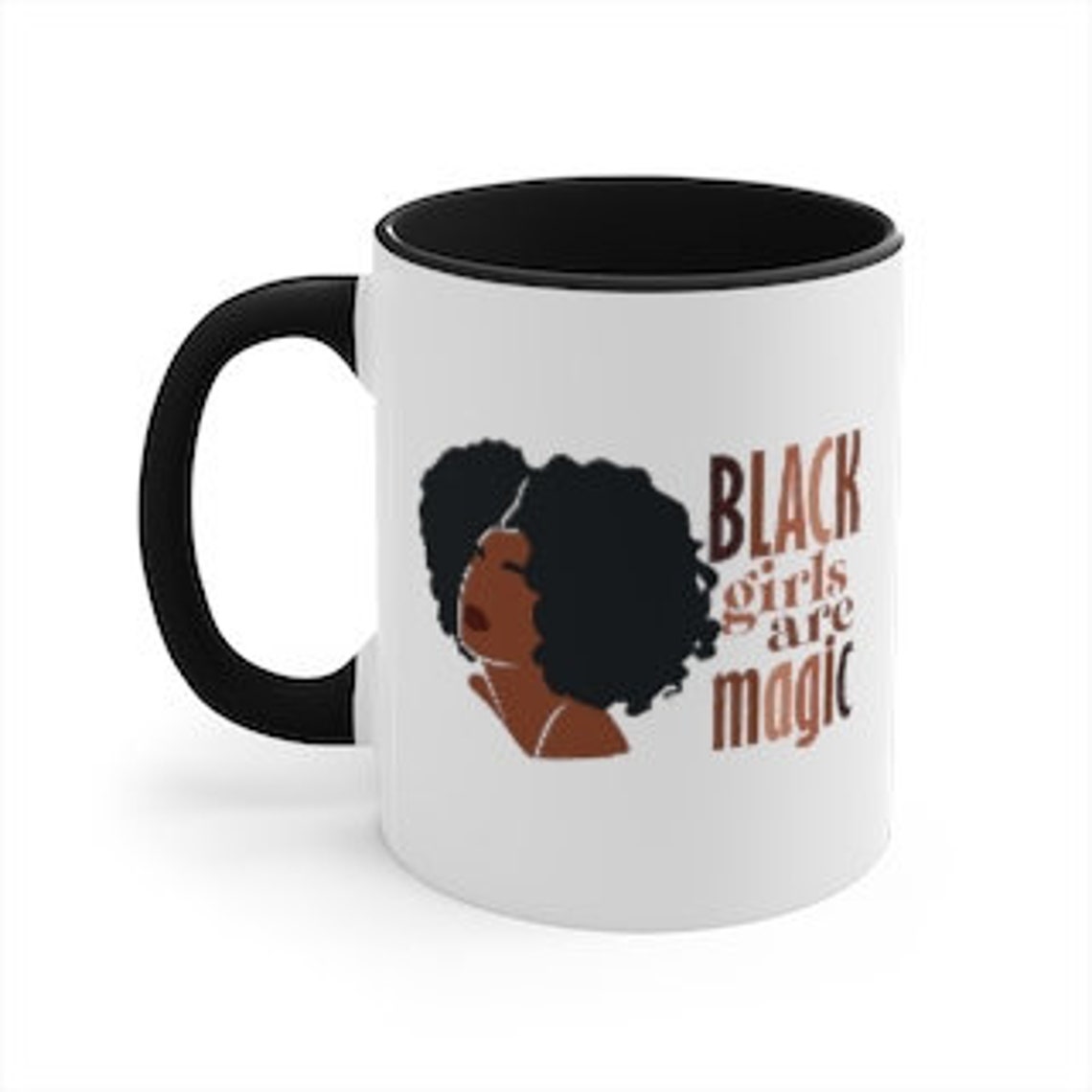 Black Girl Magic Mug Black Women Coffee Mug Afro-american Mug Black ...