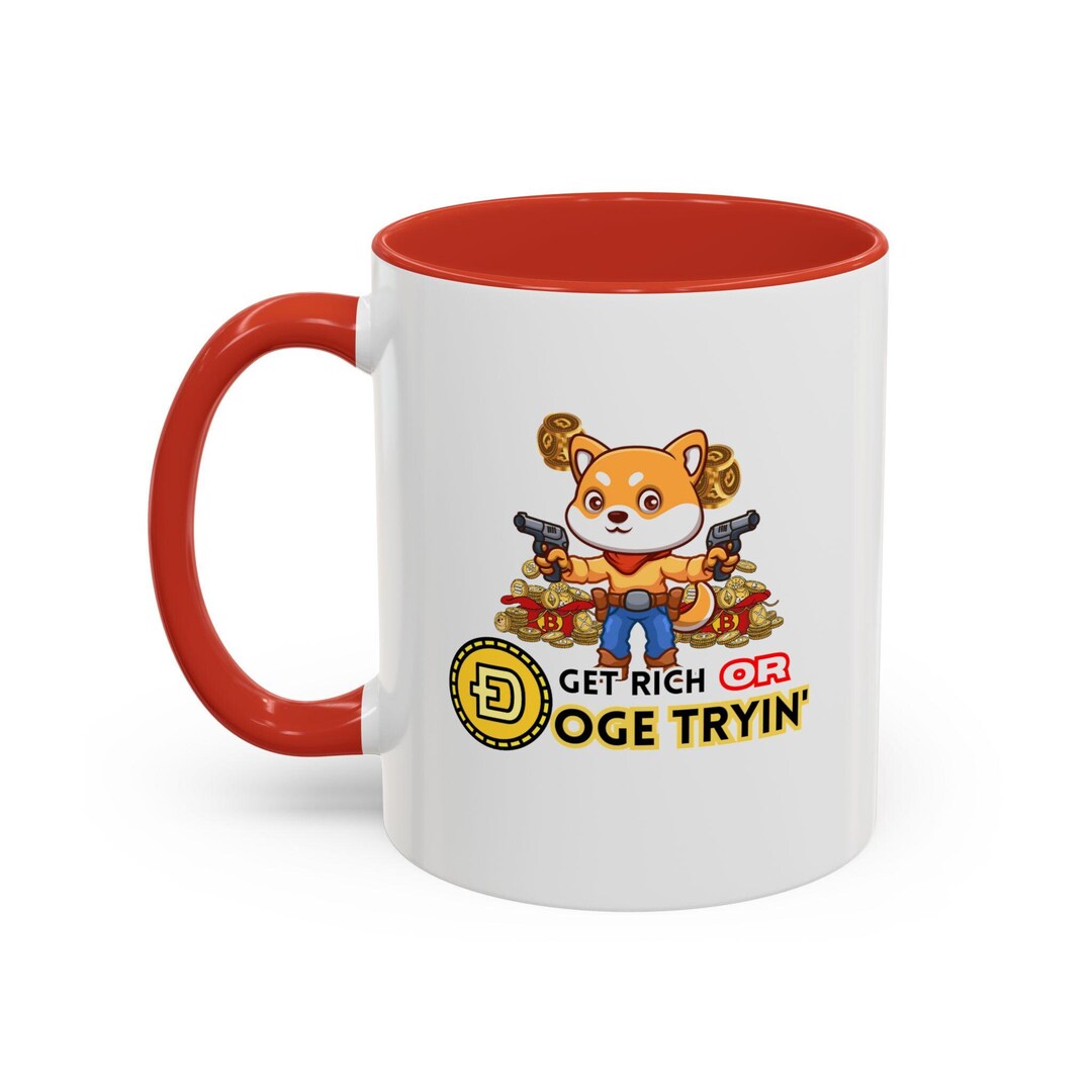 DOGE Department of Government Efficiency Mug D.O.G.E., DOGECOIN Mug ...