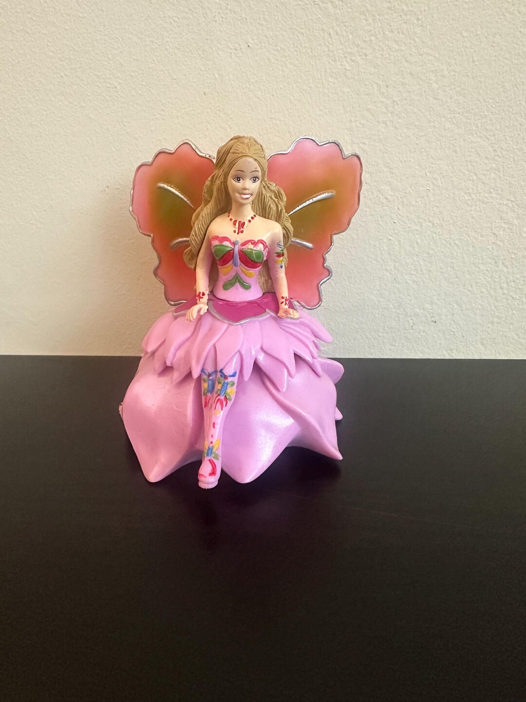 Vintage Barbie Fairytopia Elina Cake Ornament Figurine - Mattel Cake ...