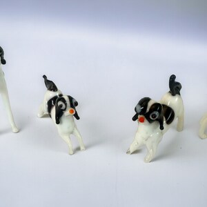 Vintage Glass Dog Figurine Set - Handcrafted Decor for Dog Lovers - Etsy
