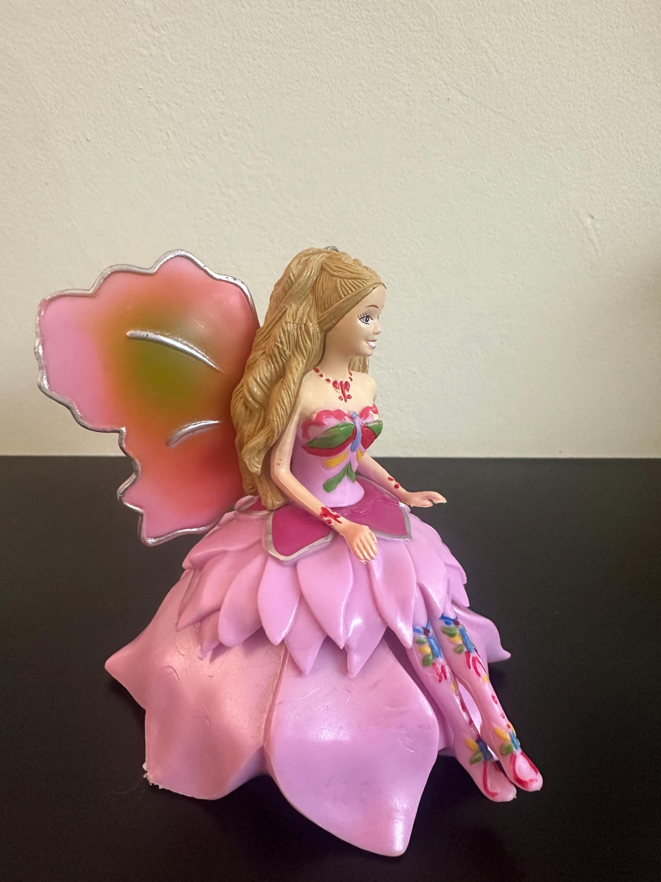 Vintage Barbie Fairytopia Elina Cake Ornament Figurine - Mattel Cake ...