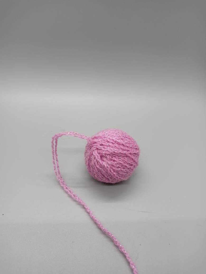 Yarn Ball Toy for Cats Cat Yarn Toy Mini Yarn Ball Cat Yarn | Etsy